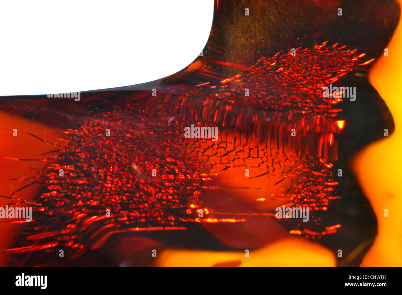 structures in Mexican amber Stock Photo - Alamy