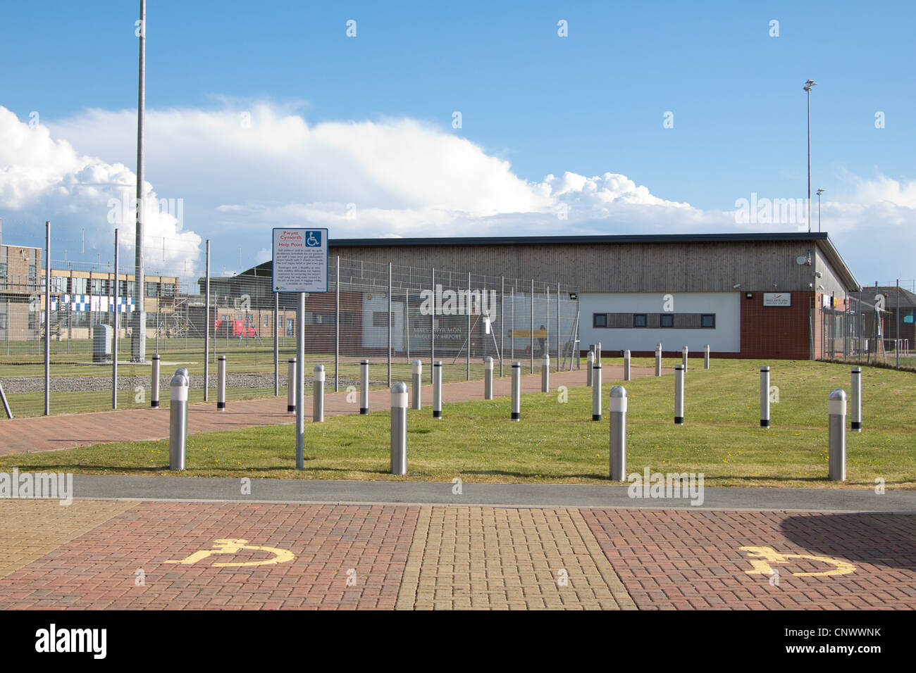 Anglesey Airport terminal building at RAF Valley Stock Photo - Alamy