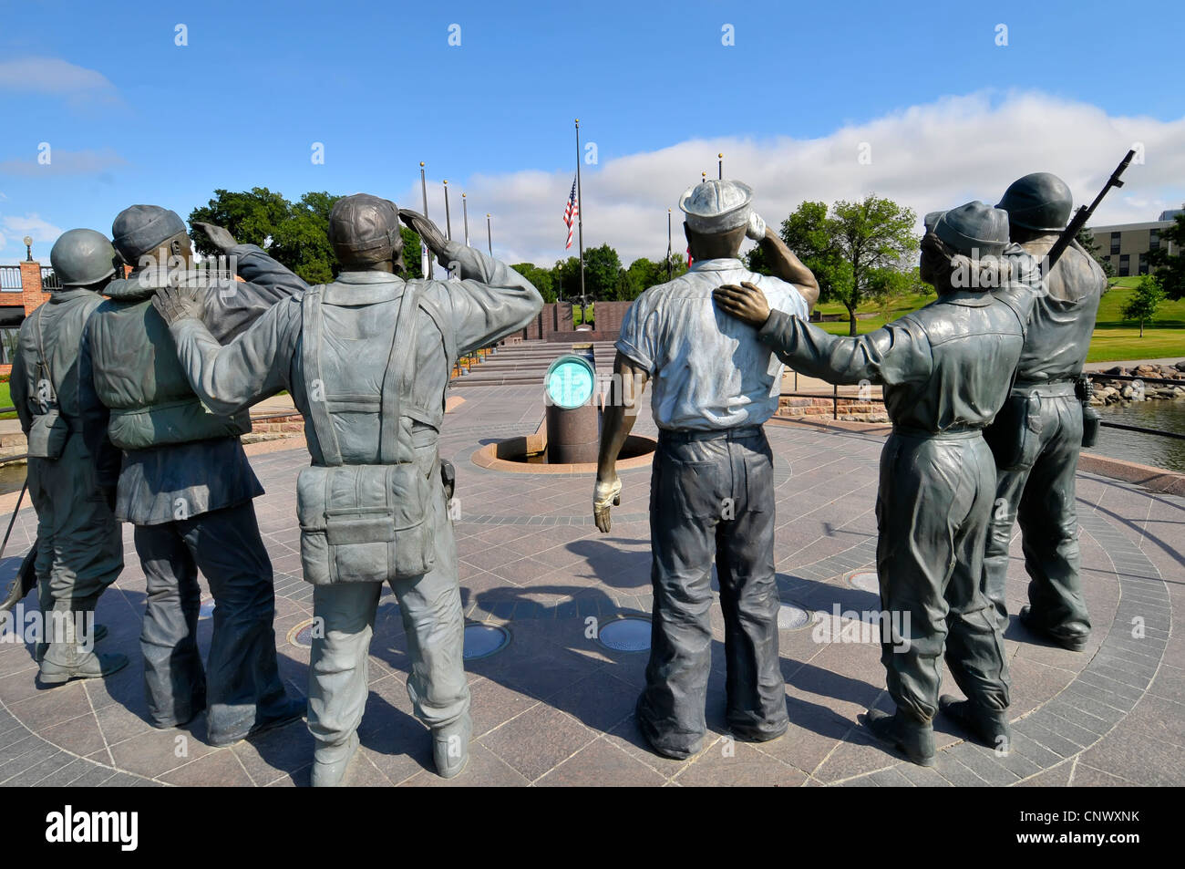 Pierre South Dakota World War 2 II Memorial Stock Photo - Alamy