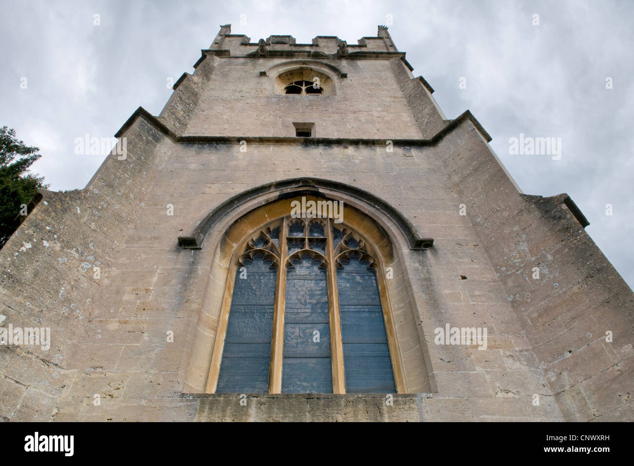 Close up of side of the St Thomas a Becket church, widcombe, Bath, uk ...