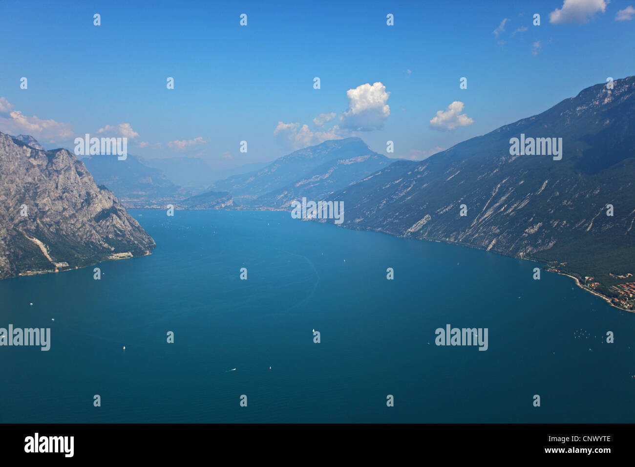 Garda lake aerial view hi-res stock photography and images - Alamy