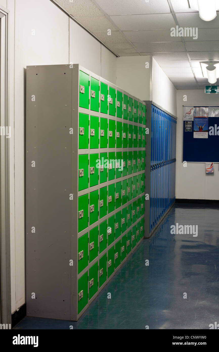 Staff lockers hi-res stock photography and images - Alamy