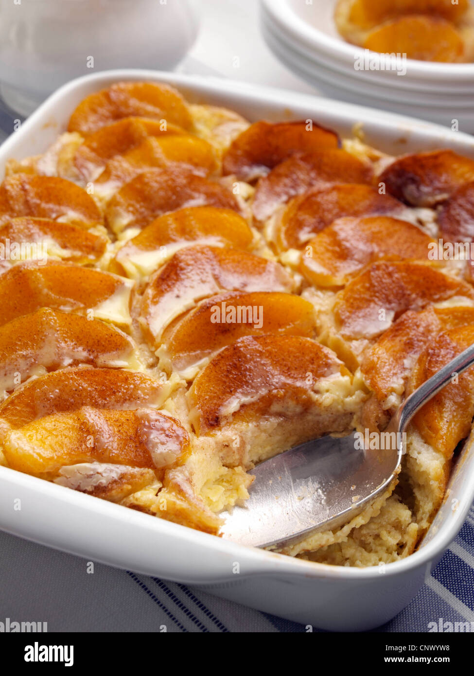 Peach french toast bake hi-res stock photography and images - Alamy