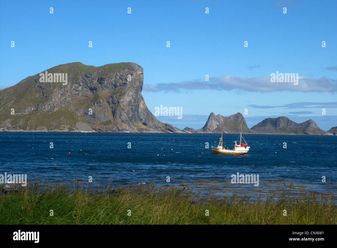 Fishing trawler near mastad hi-res stock photography and images - Alamy