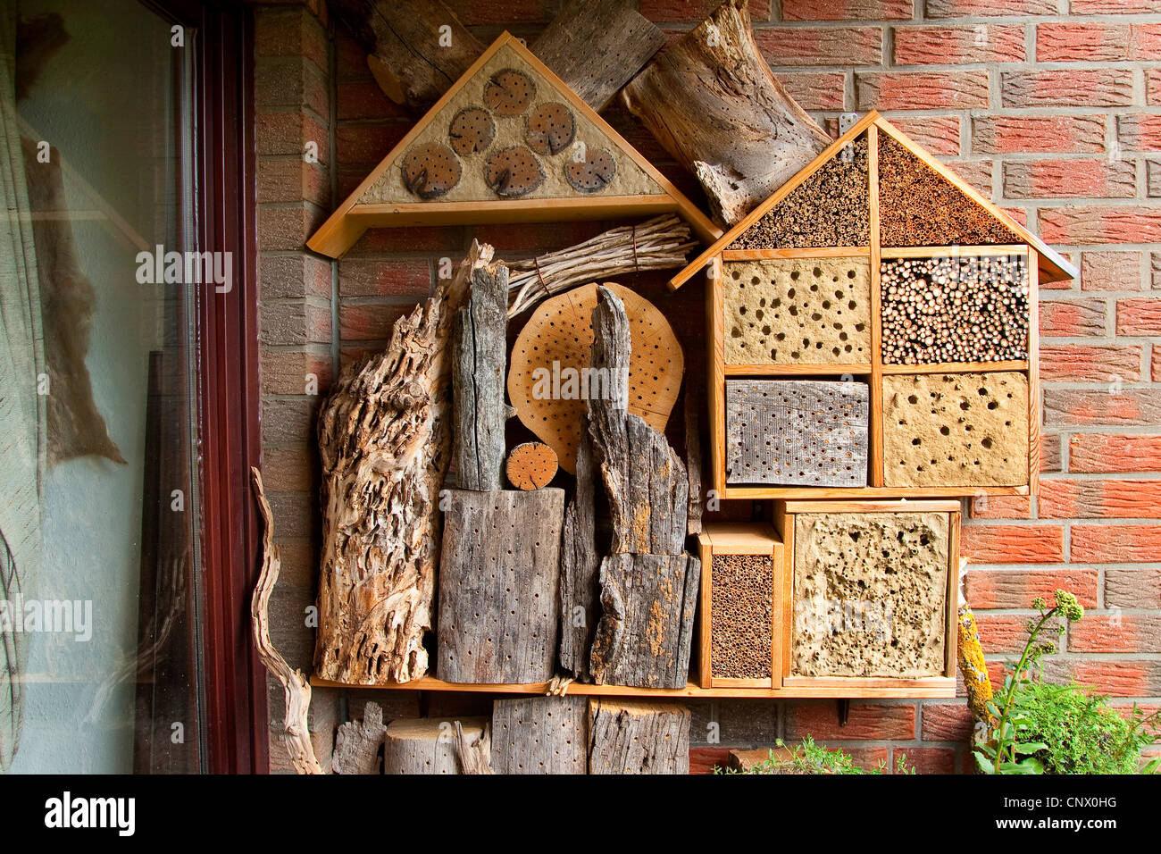 insect hotel on a balcony, Germany Stock Photo - Alamy