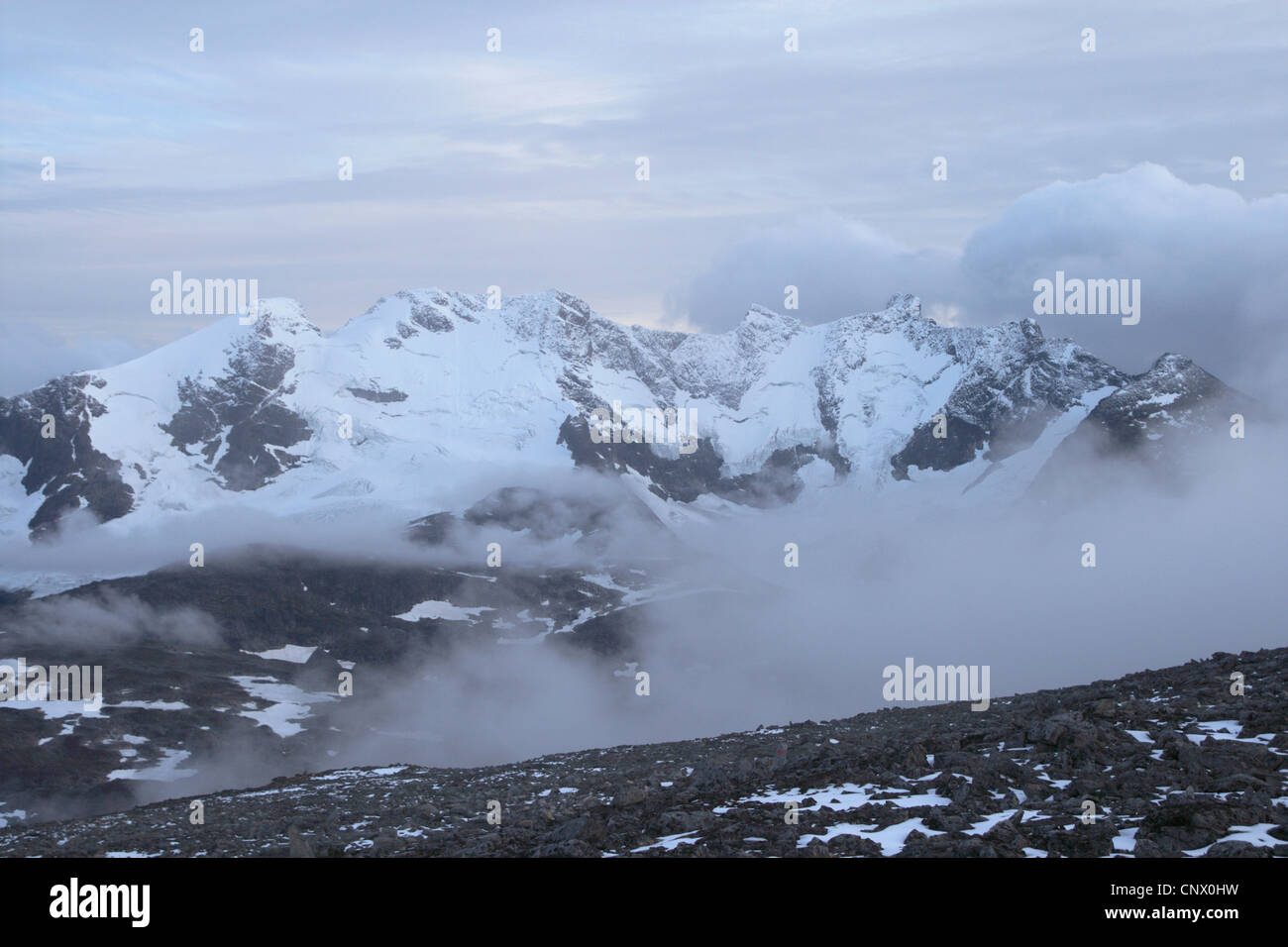 Hurrungane, view from Fannaraken , Norway, Jotunheimen National Park ...
