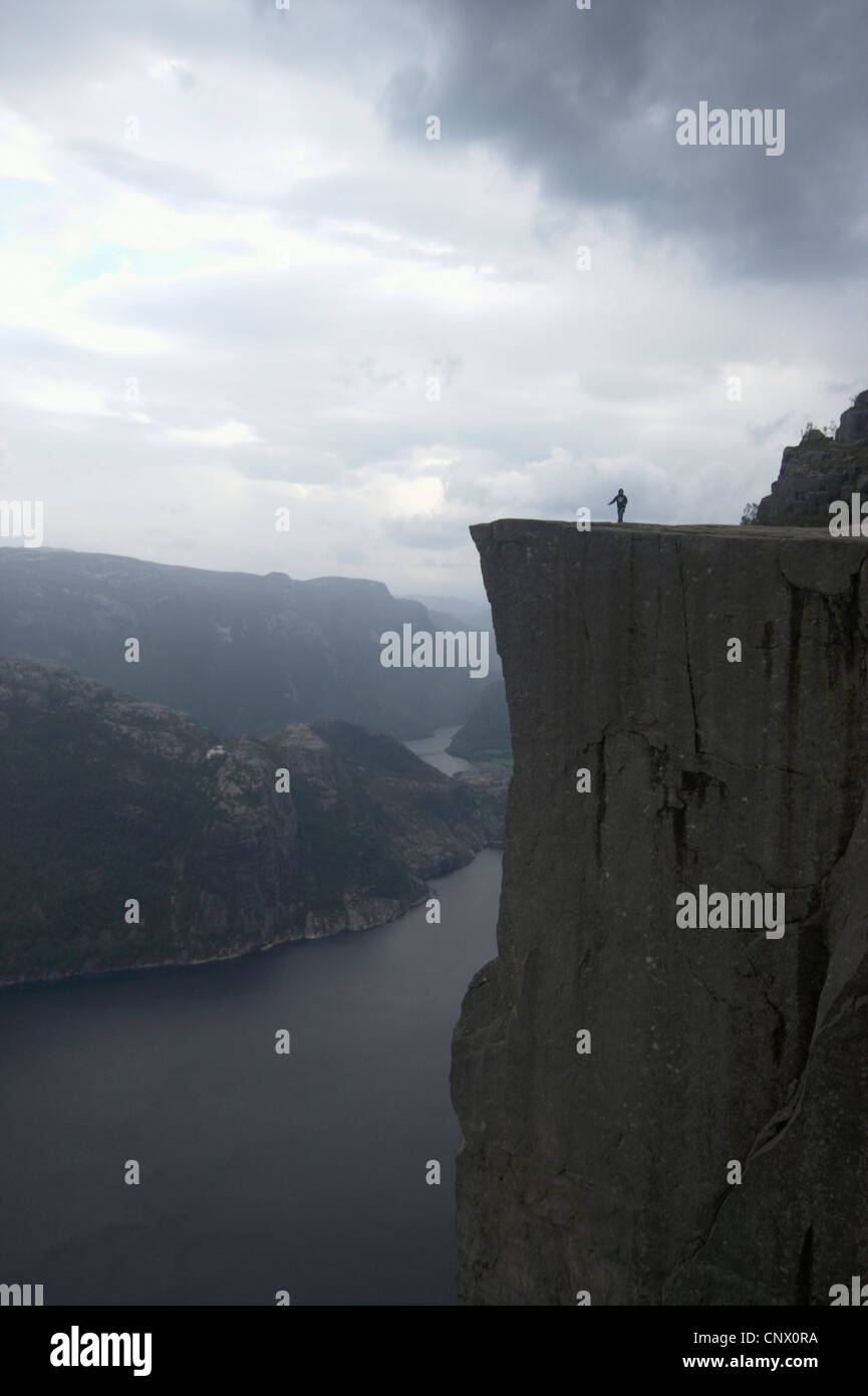 Fjords and the preikestolen cliff hi-res stock photography and images ...
