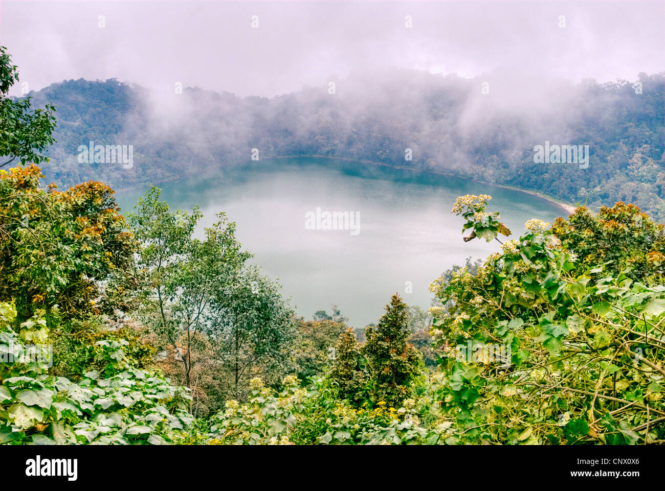 Guatemala's Laguna Chicabal lies in a volcanic crater and is considered ...