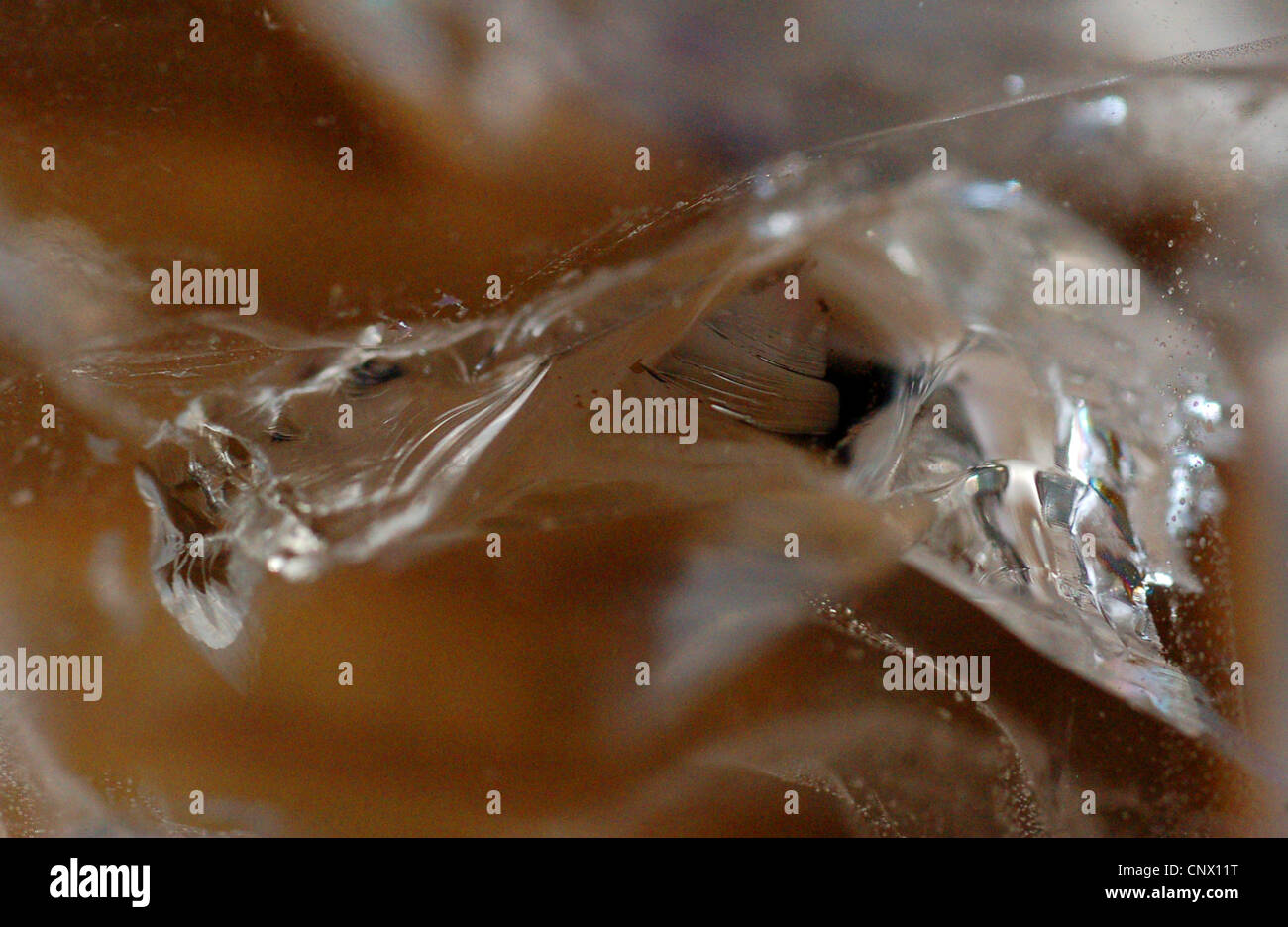 structures in rock crystal Stock Photo - Alamy