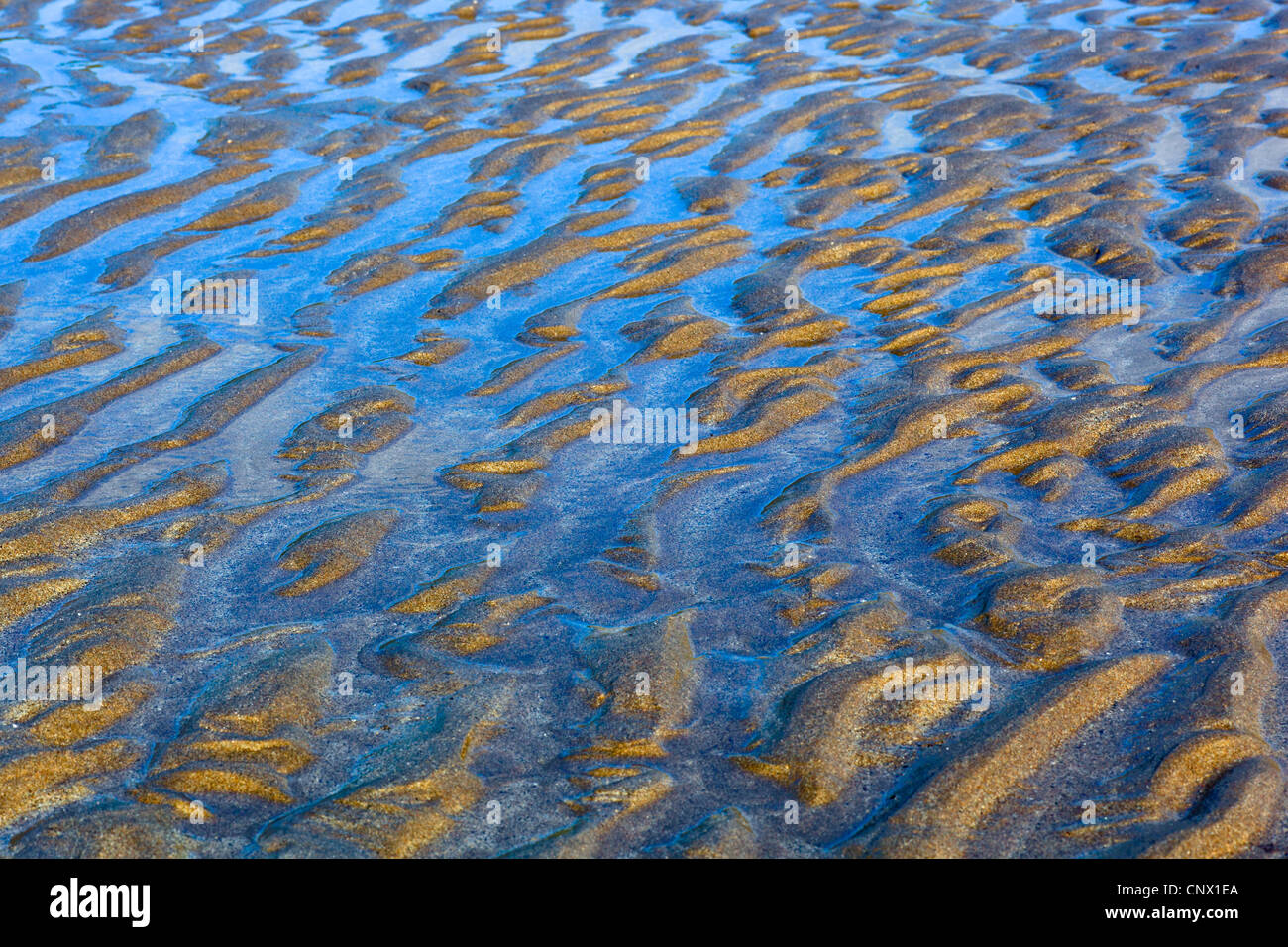 Wet sand patterns hi-res stock photography and images - Alamy