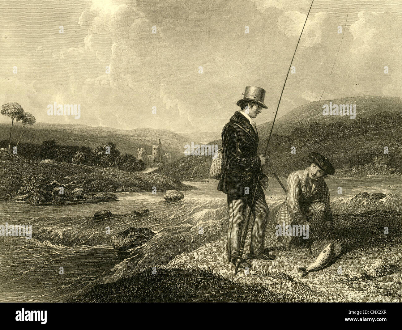 Victorian fishing hi-res stock photography and images - Alamy