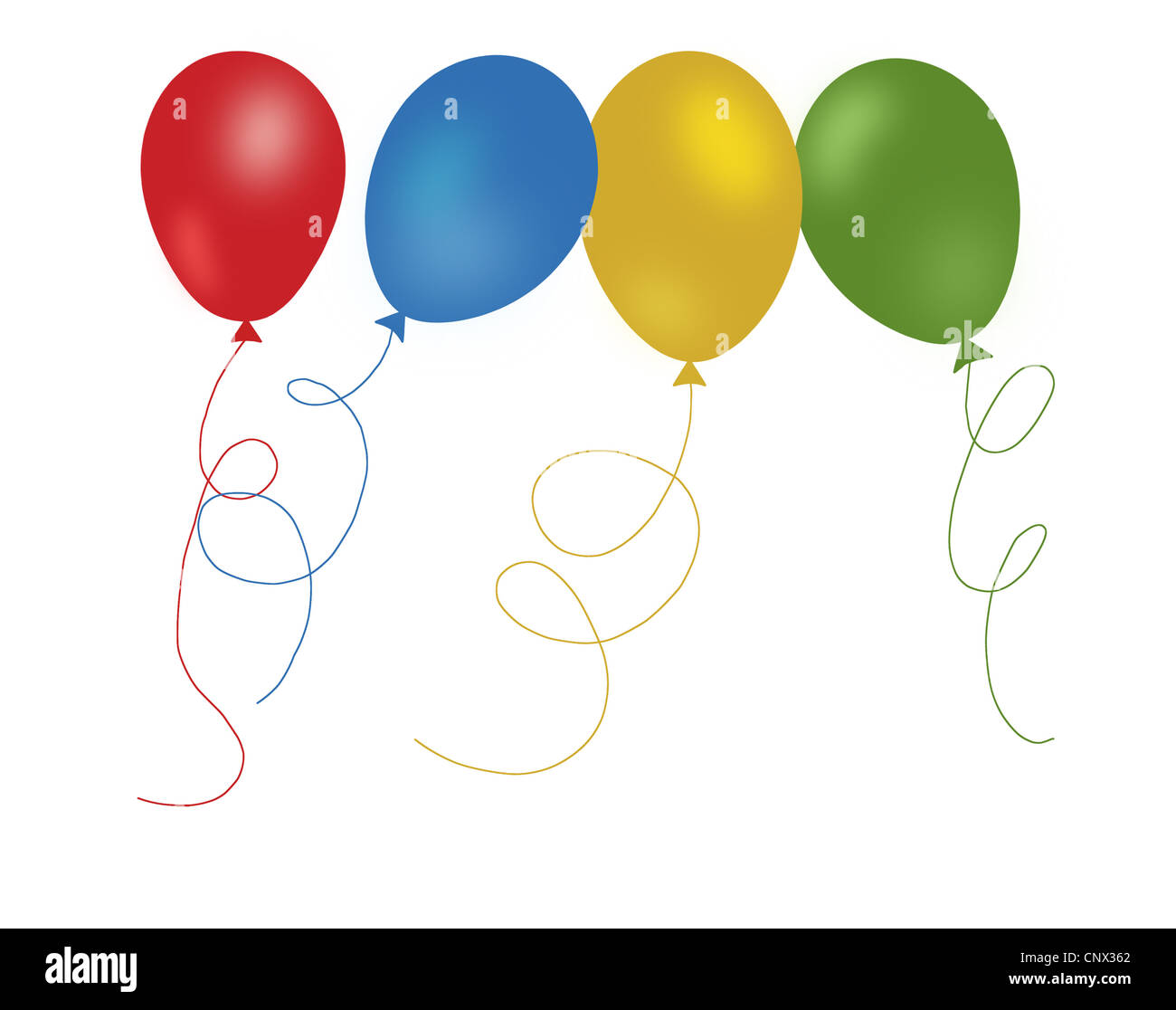 Abstract colorful balloons Stock Photo - Alamy