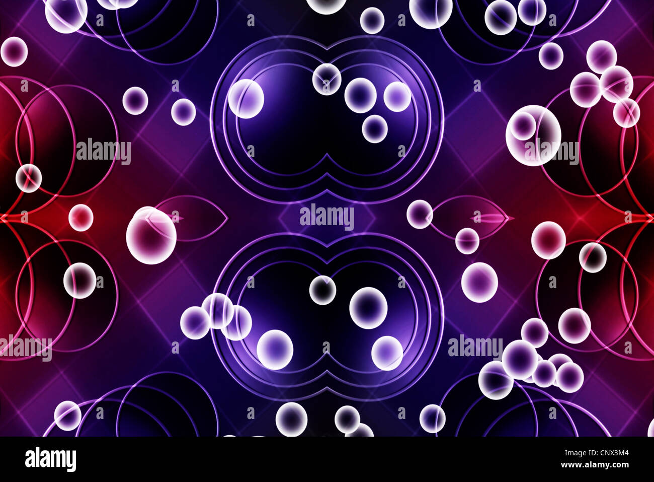 Disco light background design with bubbles Stock Photo - Alamy