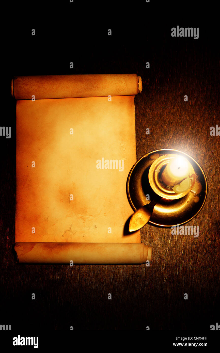 Old scroll hi-res stock photography and images - Alamy
