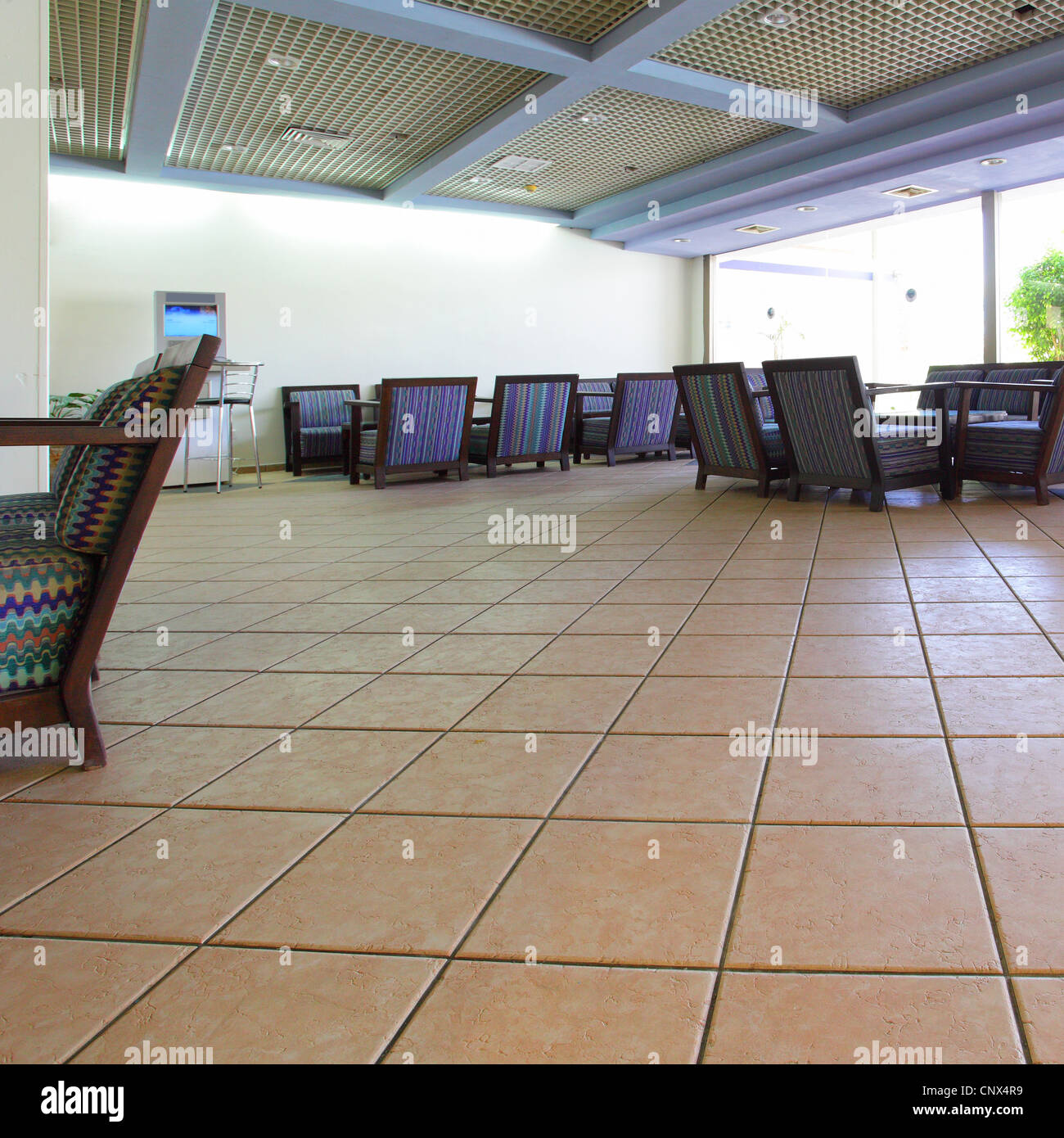 Modern interior of the hotel hall Stock Photo - Alamy
