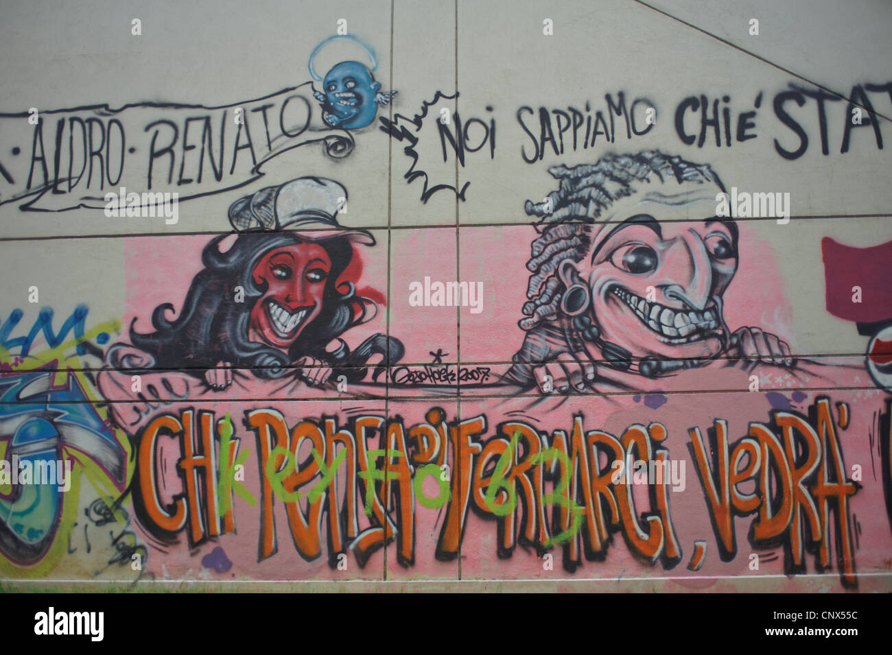 Graffiti in Rome Stock Photo - Alamy