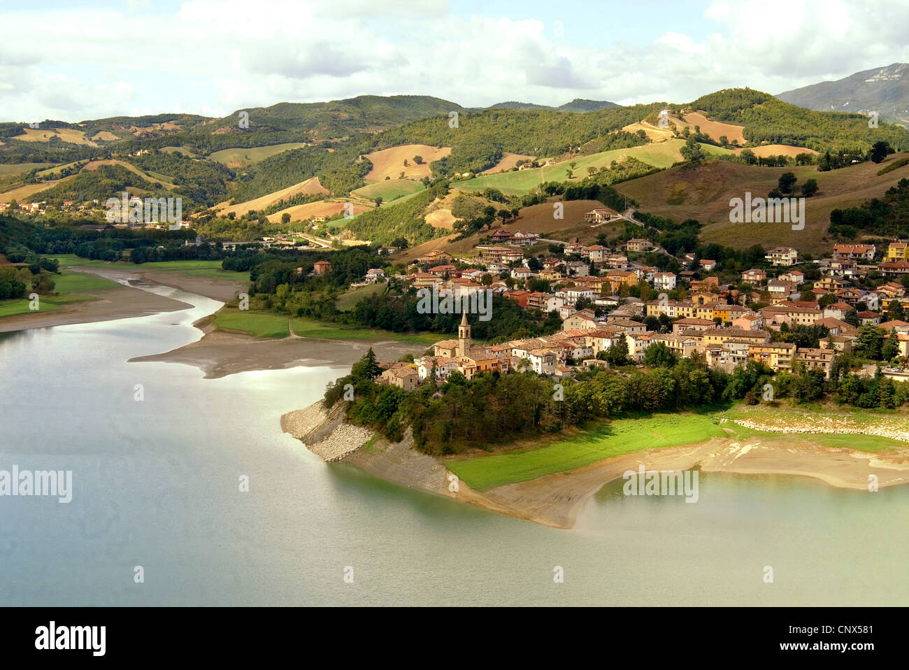 Lago di Mercatale, Italy, Marche, Mercatale Stock Photo - Alamy
