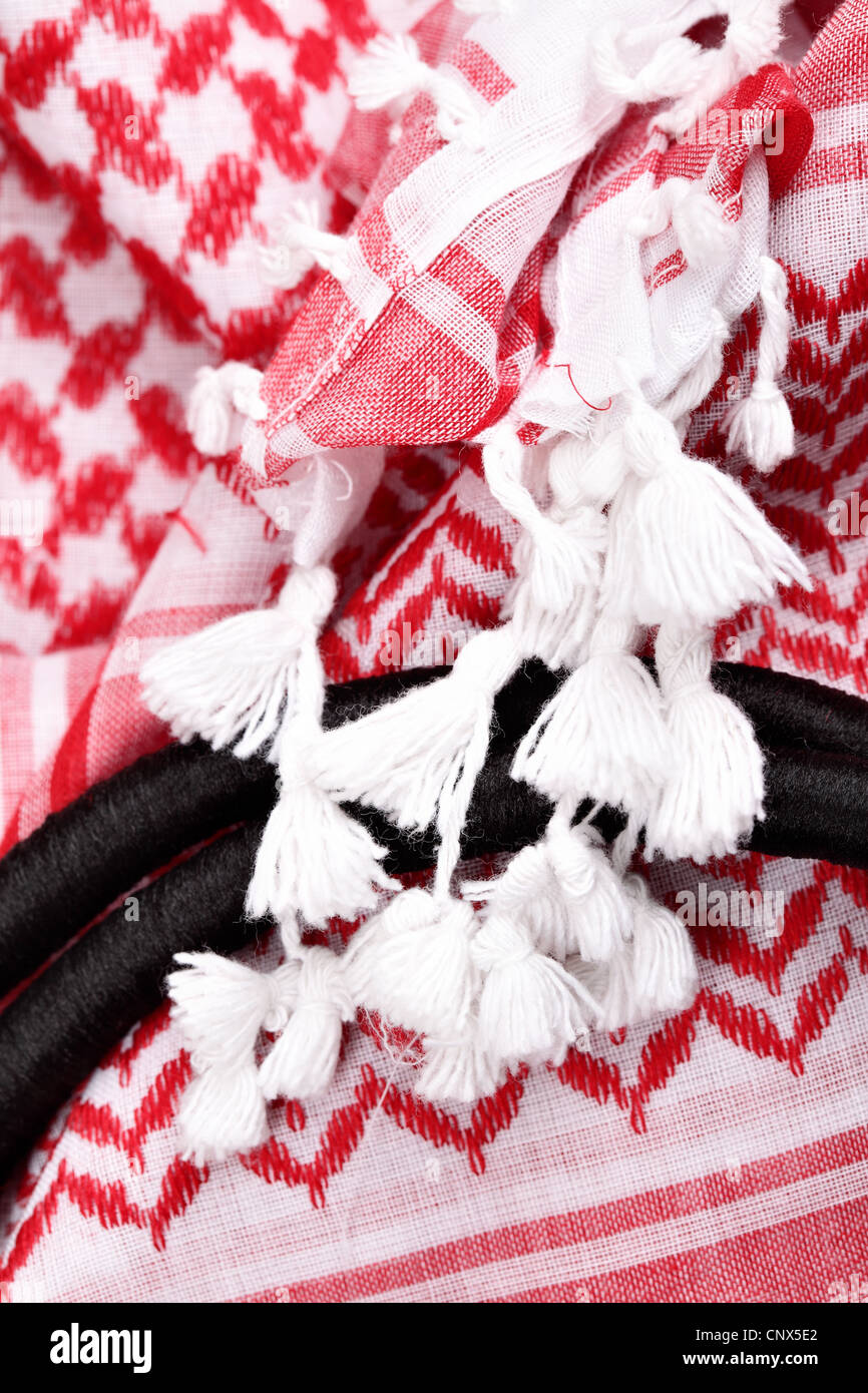 Traditional arab keffiyeh and agal close-up Stock Photo - Alamy