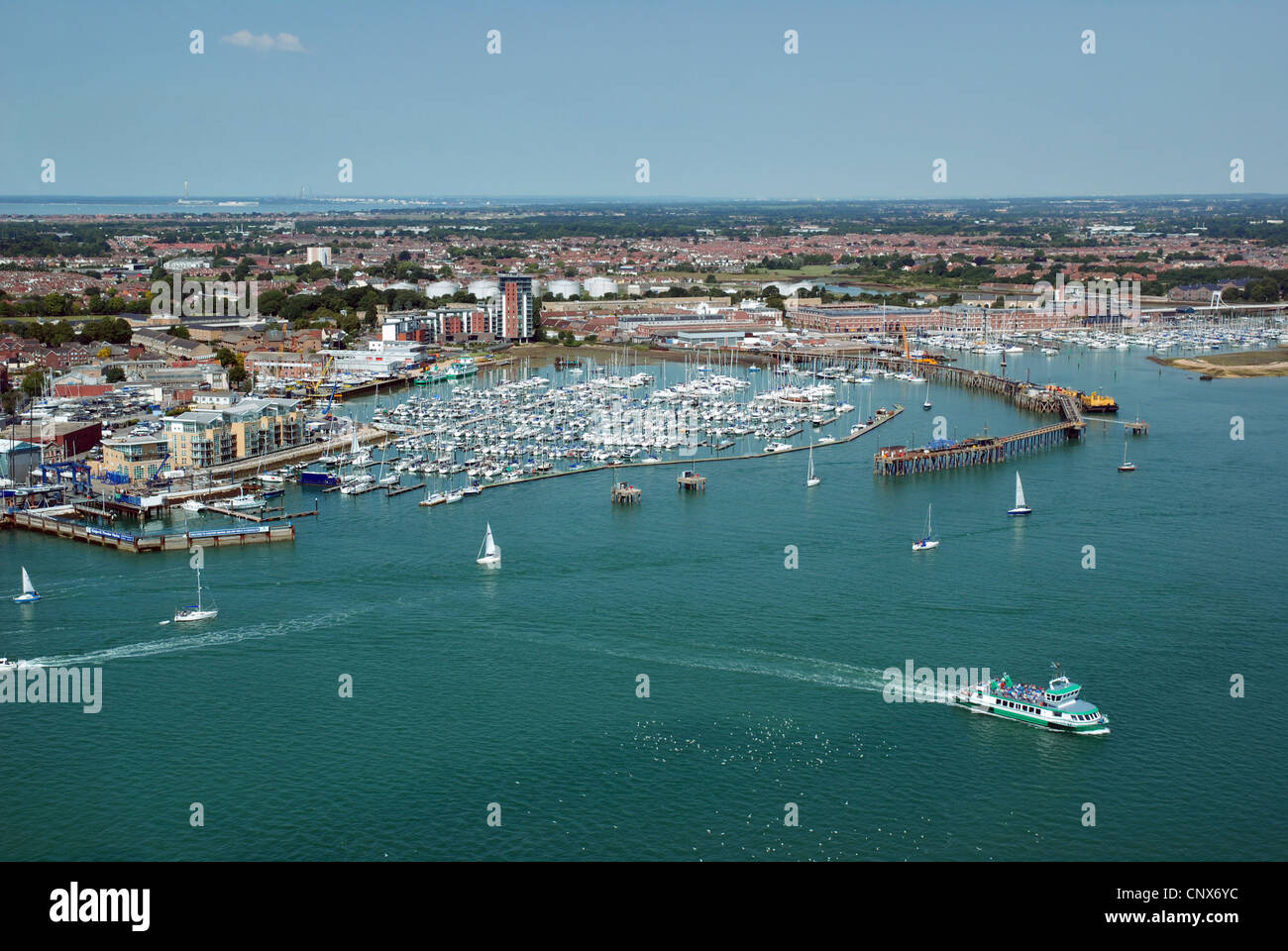 Aerial view from spinnaker tower hi-res stock photography and images ...