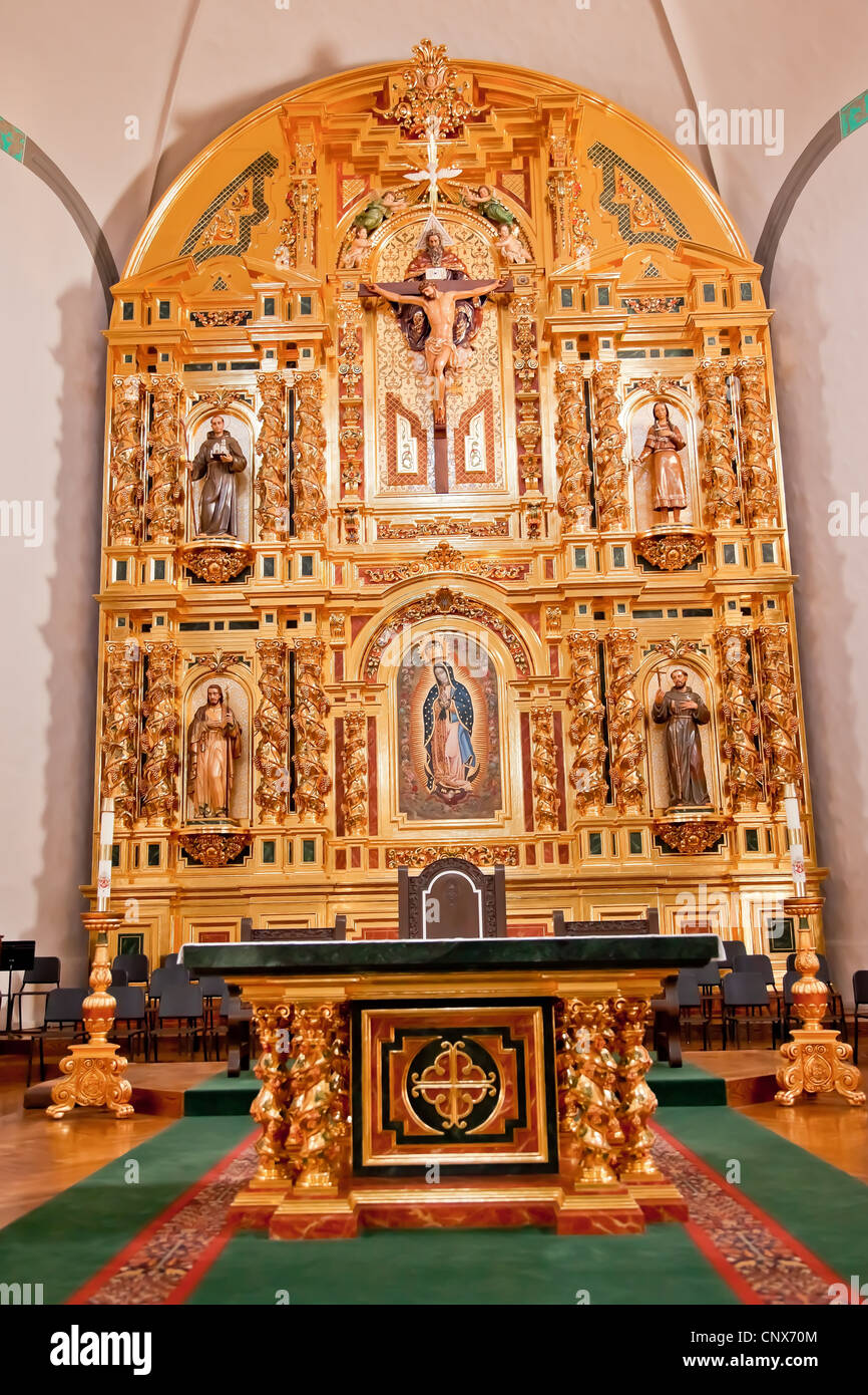 Golden Altar Mission Basilica San Juan Capistrano Church California ...