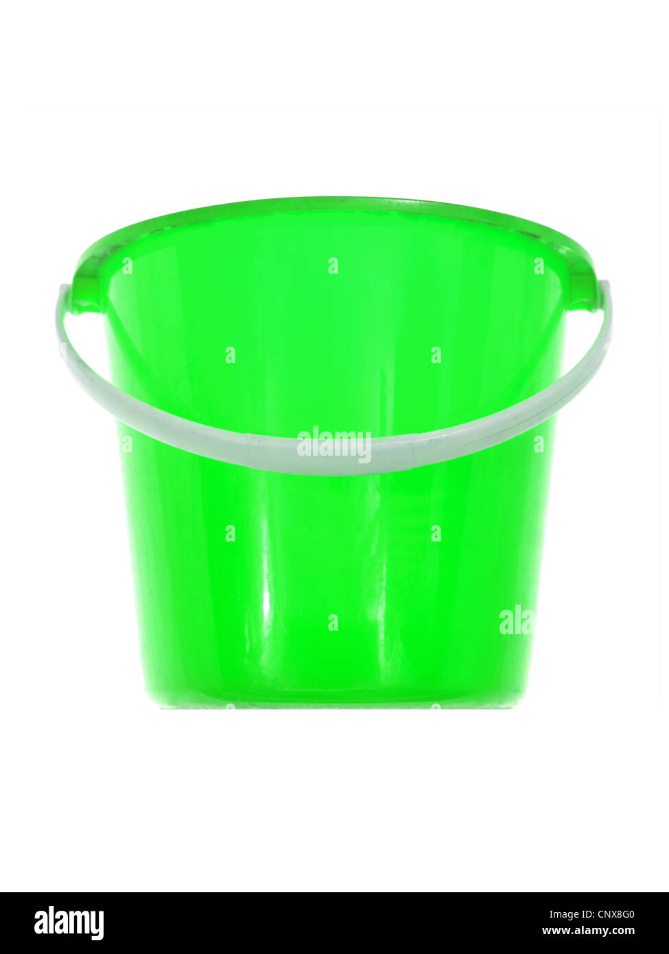 A cleaning bucket isolated against a white background Stock Photo - Alamy