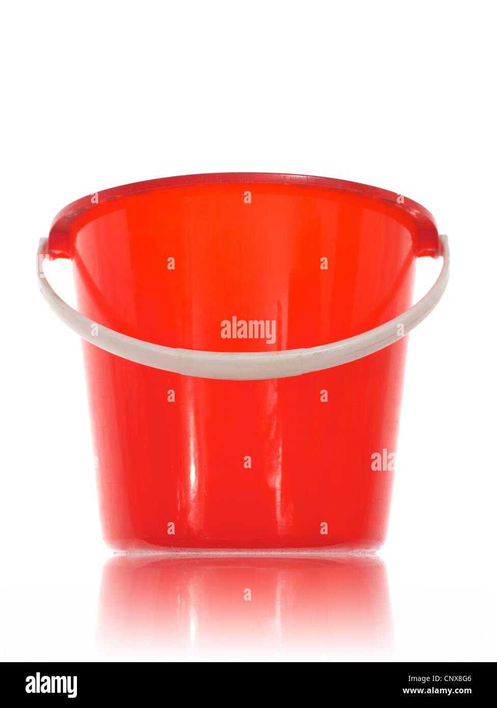 A cleaning bucket isolated against a white background Stock Photo - Alamy