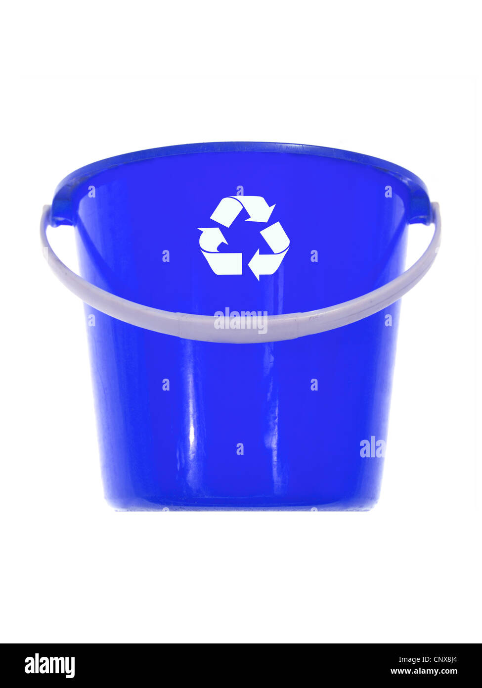 A cleaning bucket isolated against a white background Stock Photo - Alamy