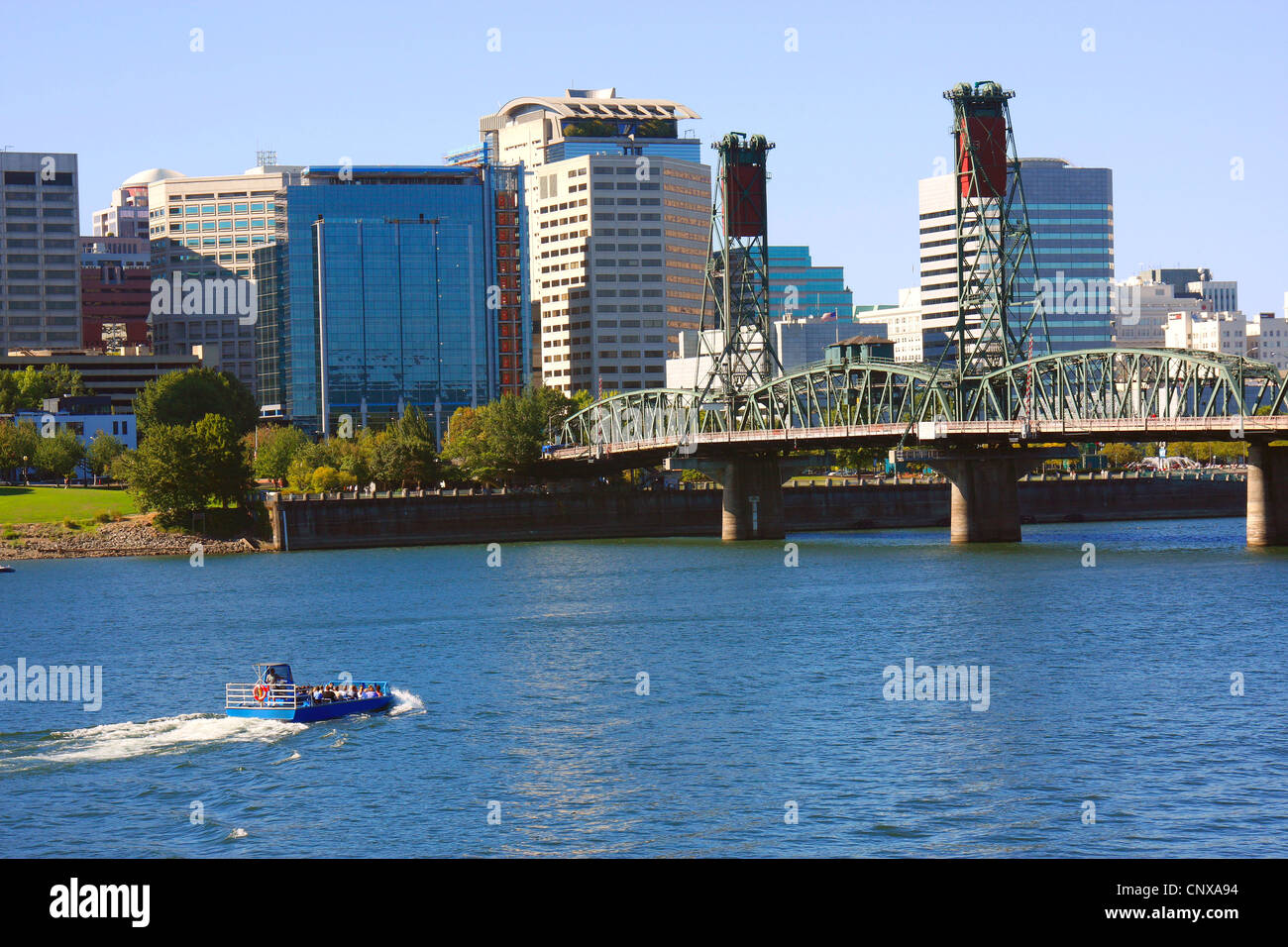 Hawthorne bridge Portland OR Stock Photo - Alamy