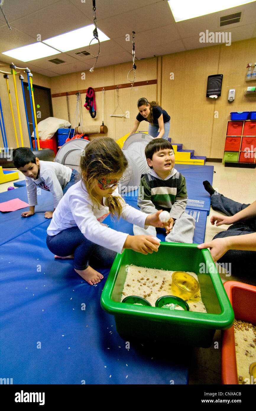Blind children playing hi-res stock photography and images - Alamy