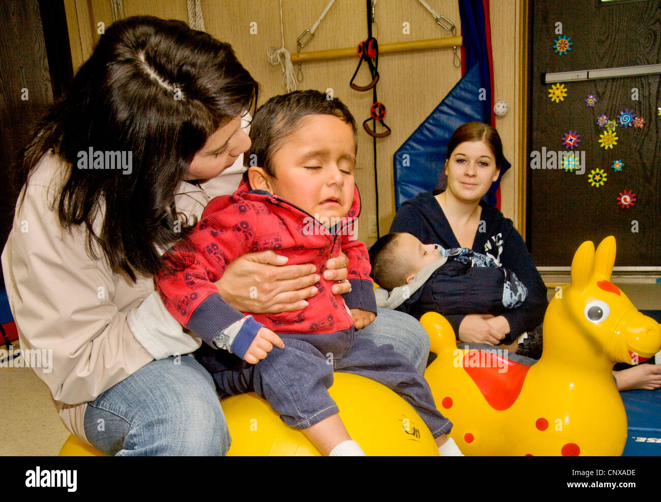 Santa and children crying hi-res stock photography and images - Alamy
