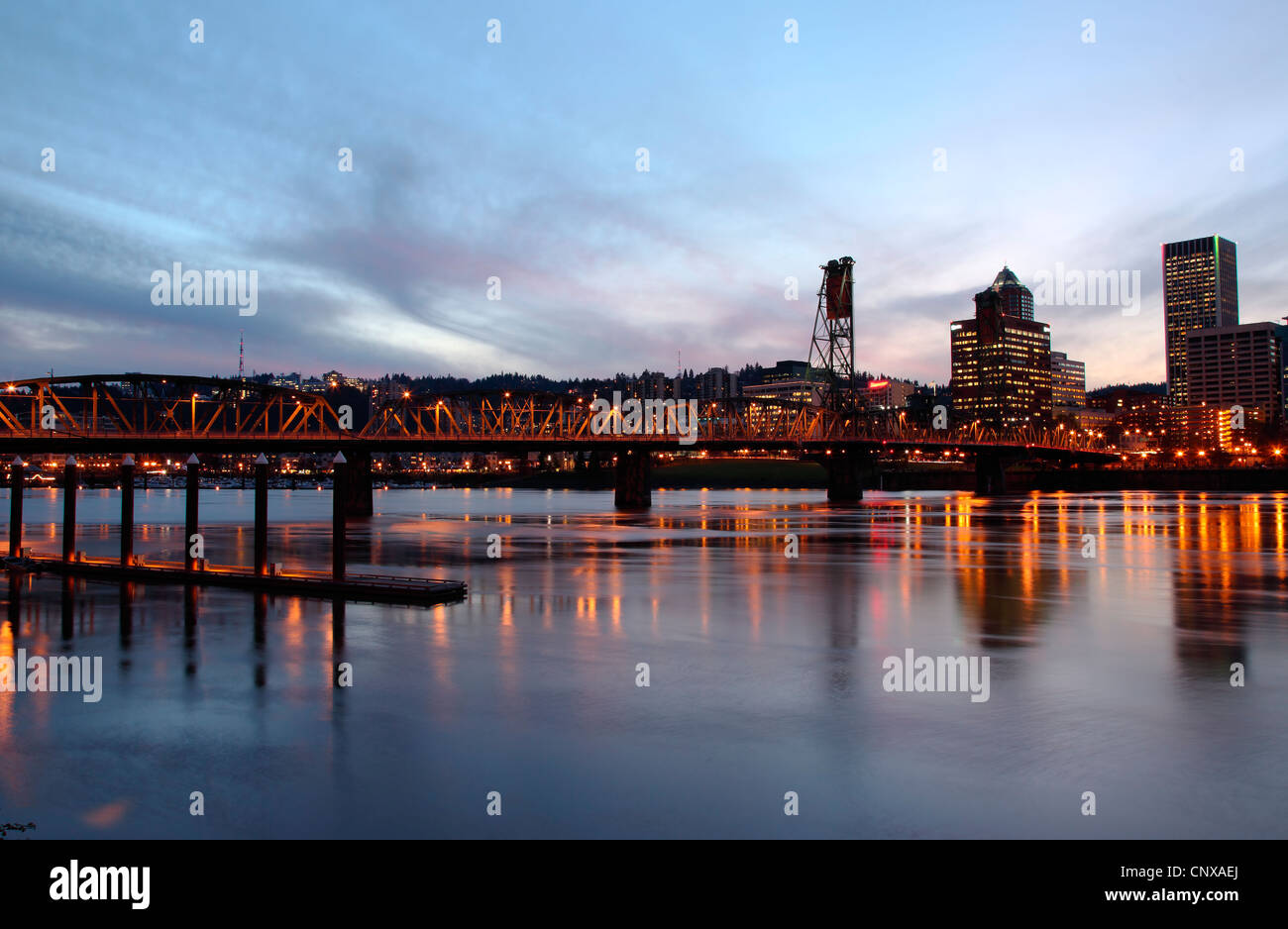 The Hawthorne bridge, Portland OR Stock Photo - Alamy