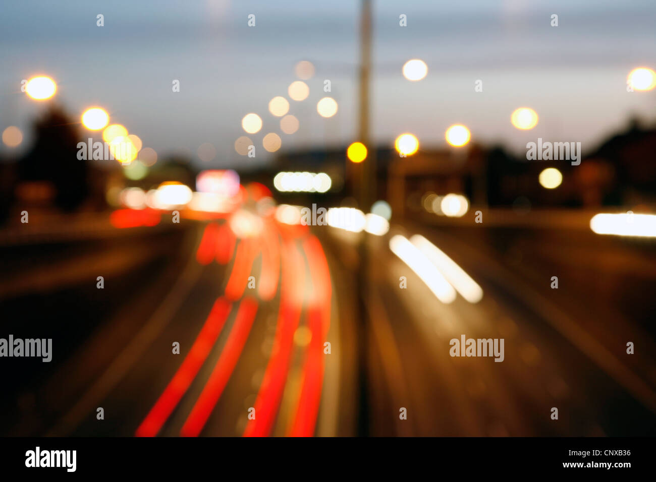 Traffic lights in motion blur Stock Photo - Alamy
