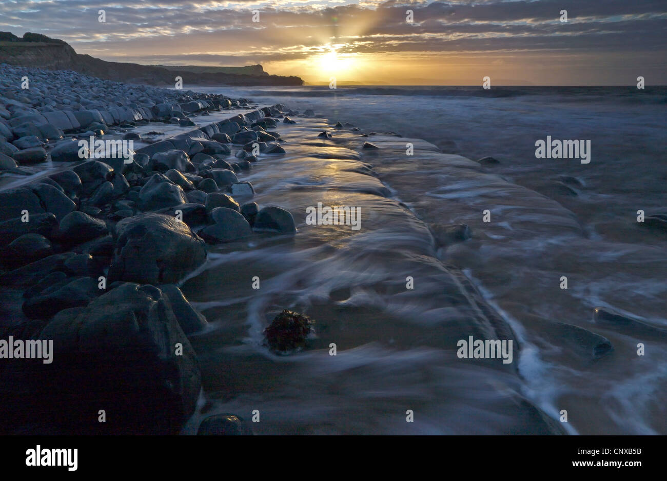 Jurassic landscape sunset hi-res stock photography and images - Alamy