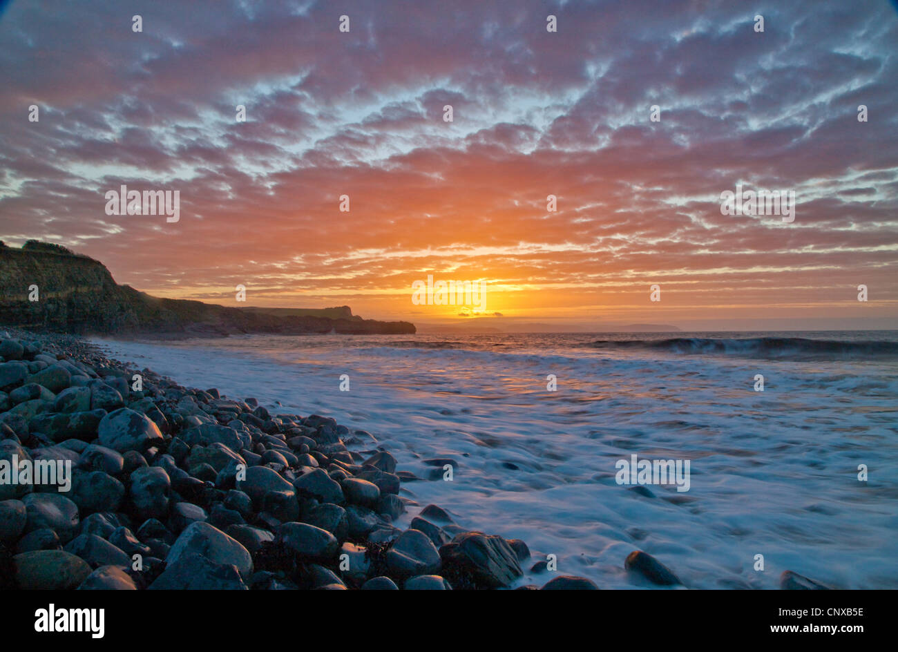 Jurassic landscape sunset hi-res stock photography and images - Alamy