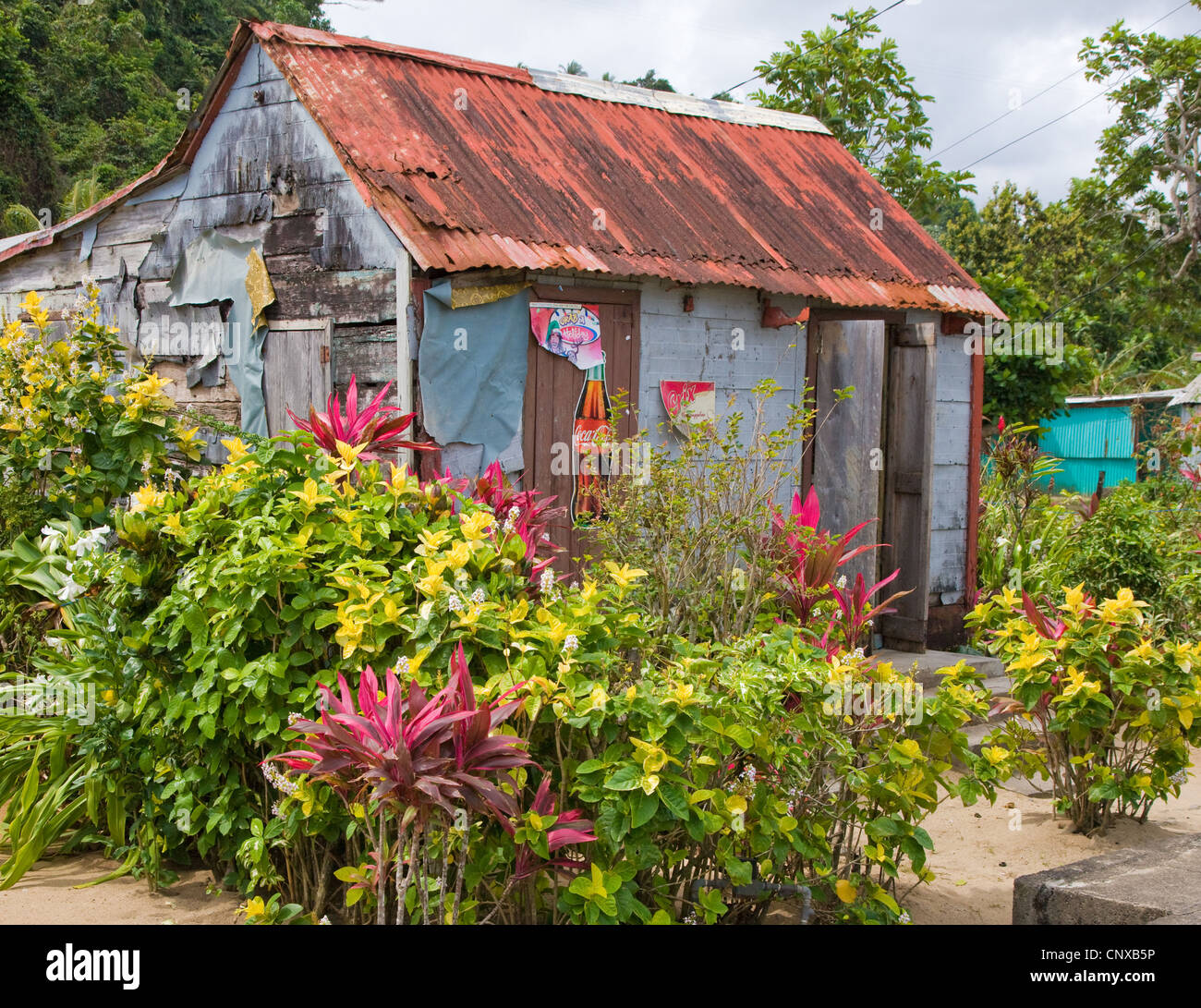 Poor housing caribbean hi-res stock photography and images - Alamy