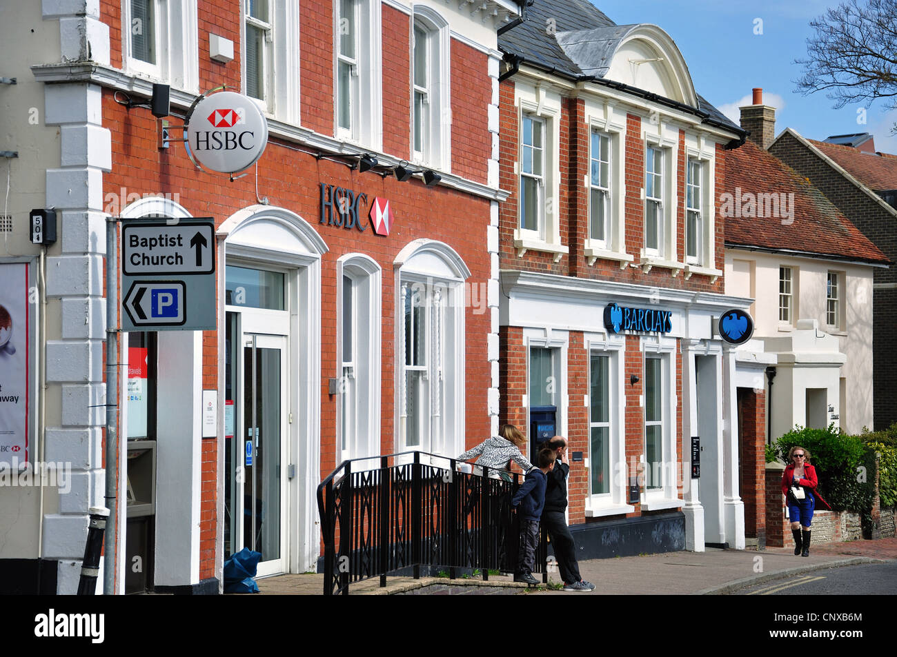 Hsbc bank in historic market hi-res stock photography and images - Alamy