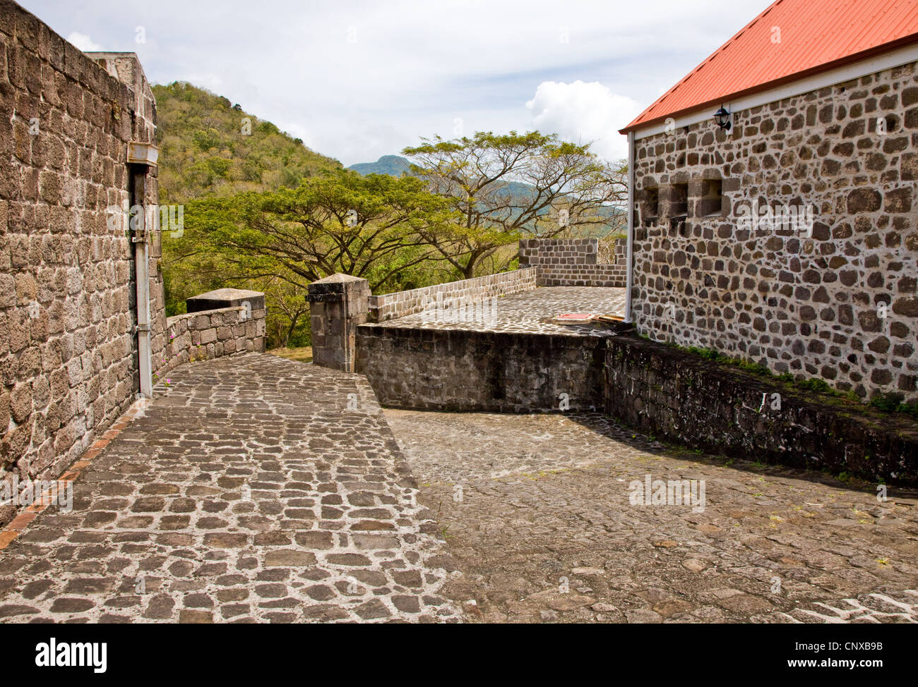 Fort Shirley in the Cabrits National Park on Dominica was built by the ...