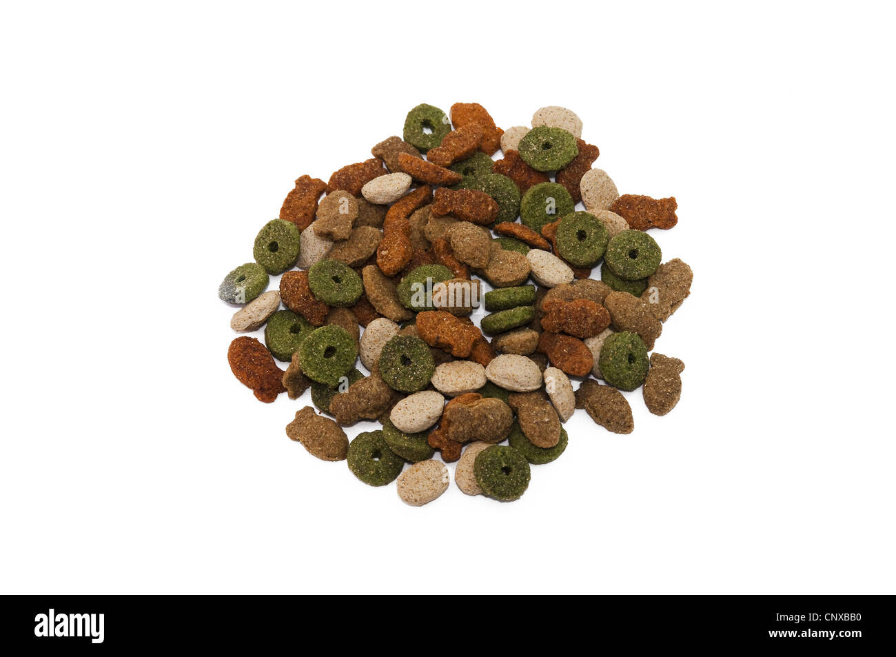 cat food isolated on a white background Stock Photo - Alamy