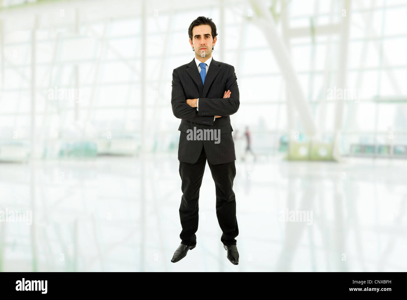 young business man full body at the office Stock Photo - Alamy