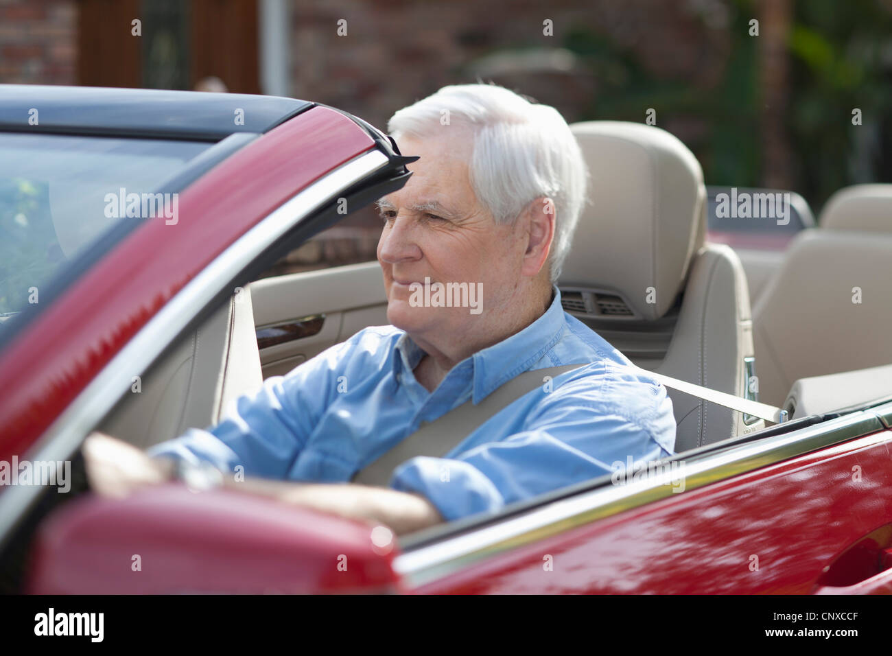 Convertible car above hi-res stock photography and images - Alamy