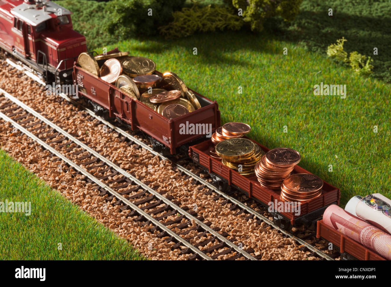 Miniature train hi-res stock photography and images - Alamy