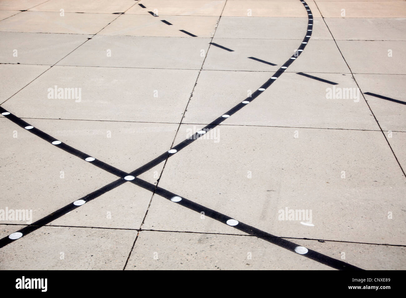 Airport runway marking hi-res stock photography and images - Alamy