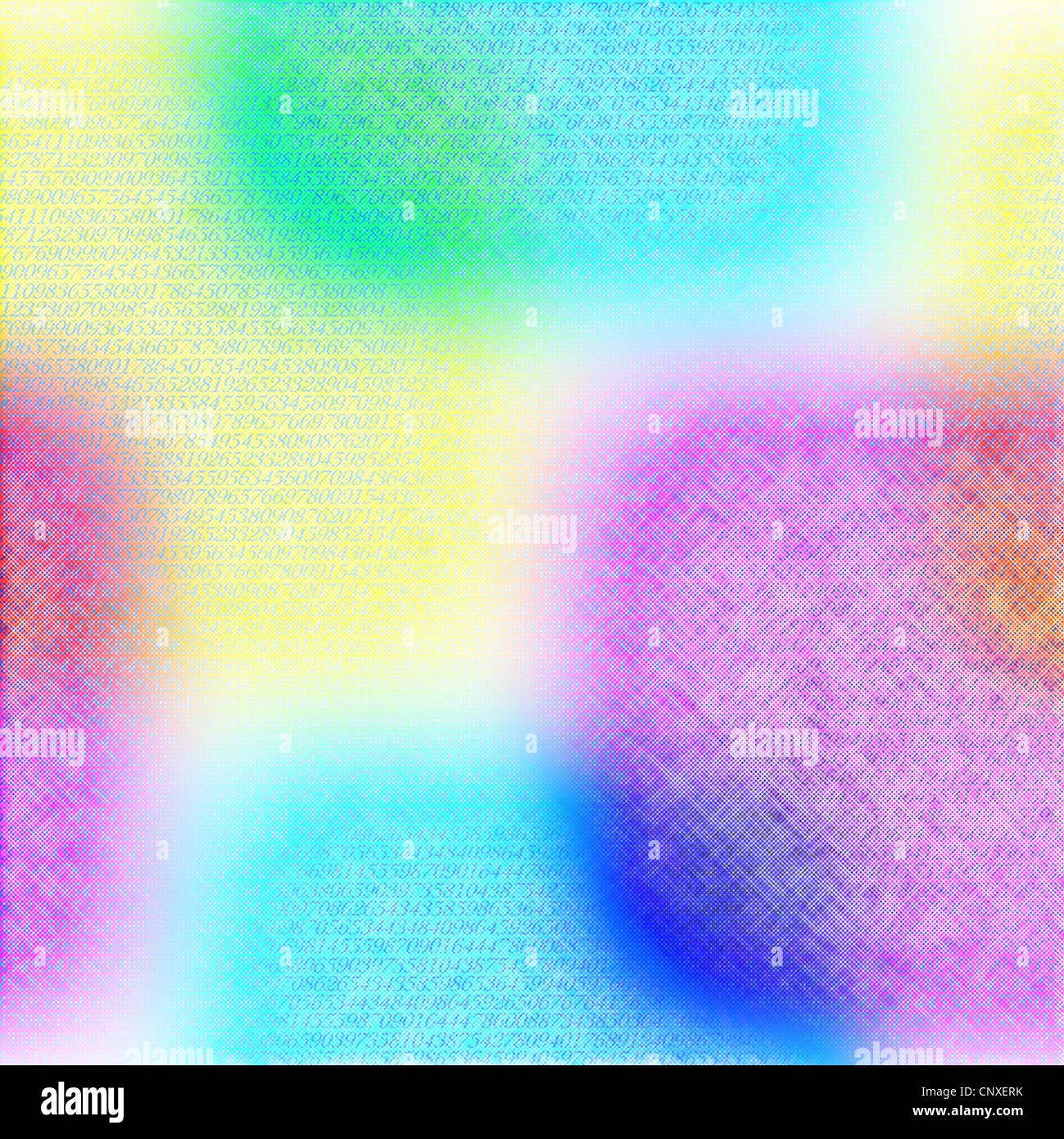 colorful abstract background with numbers Stock Photo - Alamy
