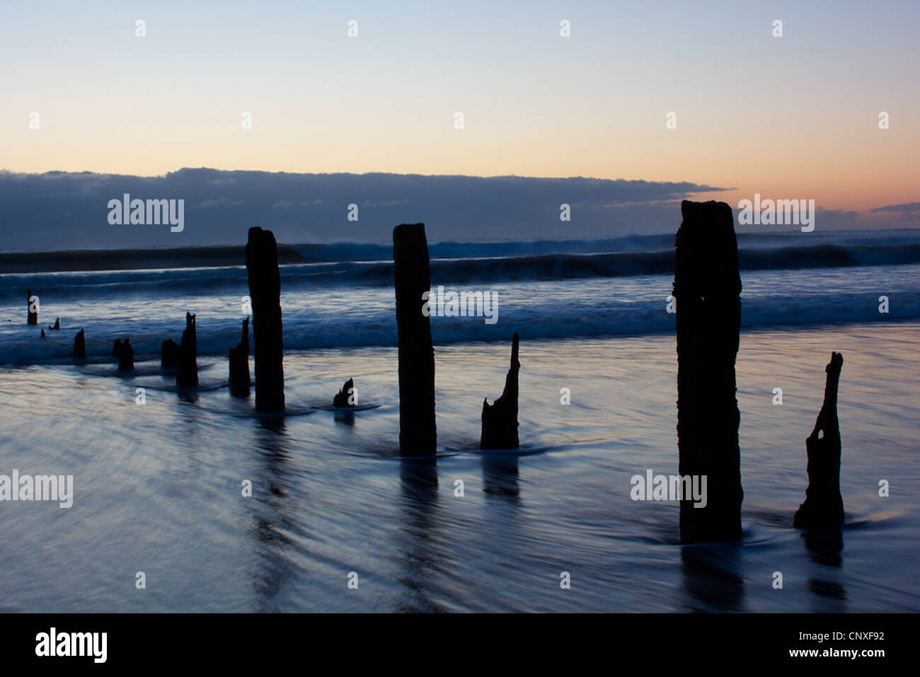 Landscape of Blyth Beach, Northumberland Stock Photo - Alamy