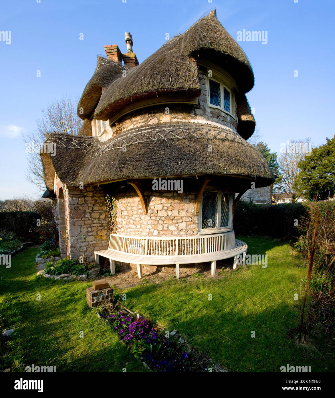 Circular Cottage in Blaise Hamlet - a complex of pretty cottages ...
