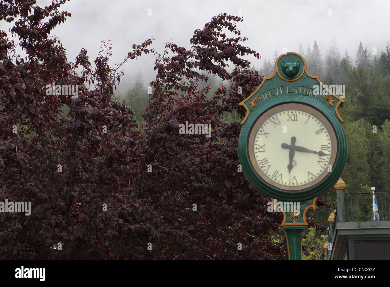 Antique town clock Stock Photo - Alamy