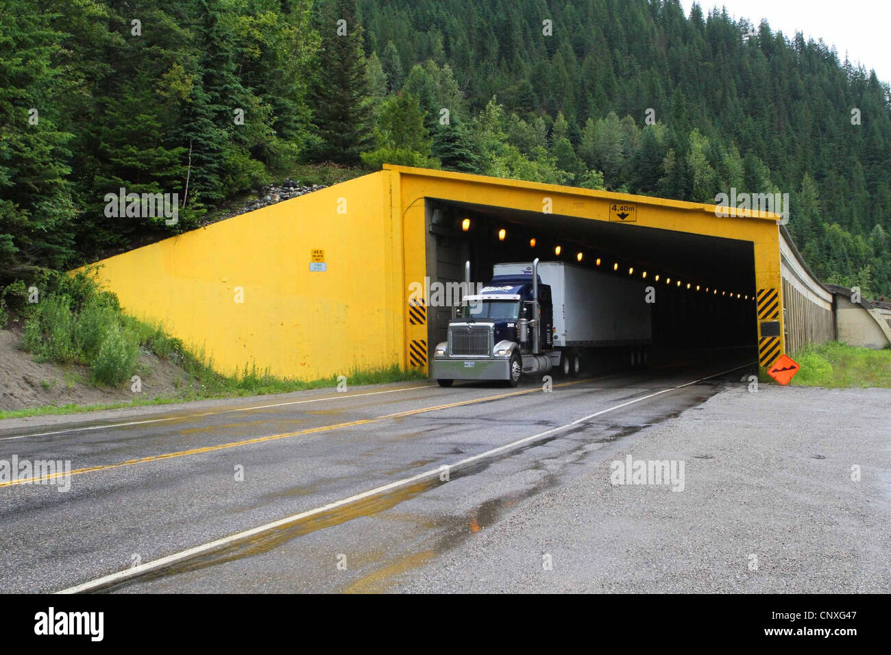 Trans canada highway tunnel hi-res stock photography and images - Alamy