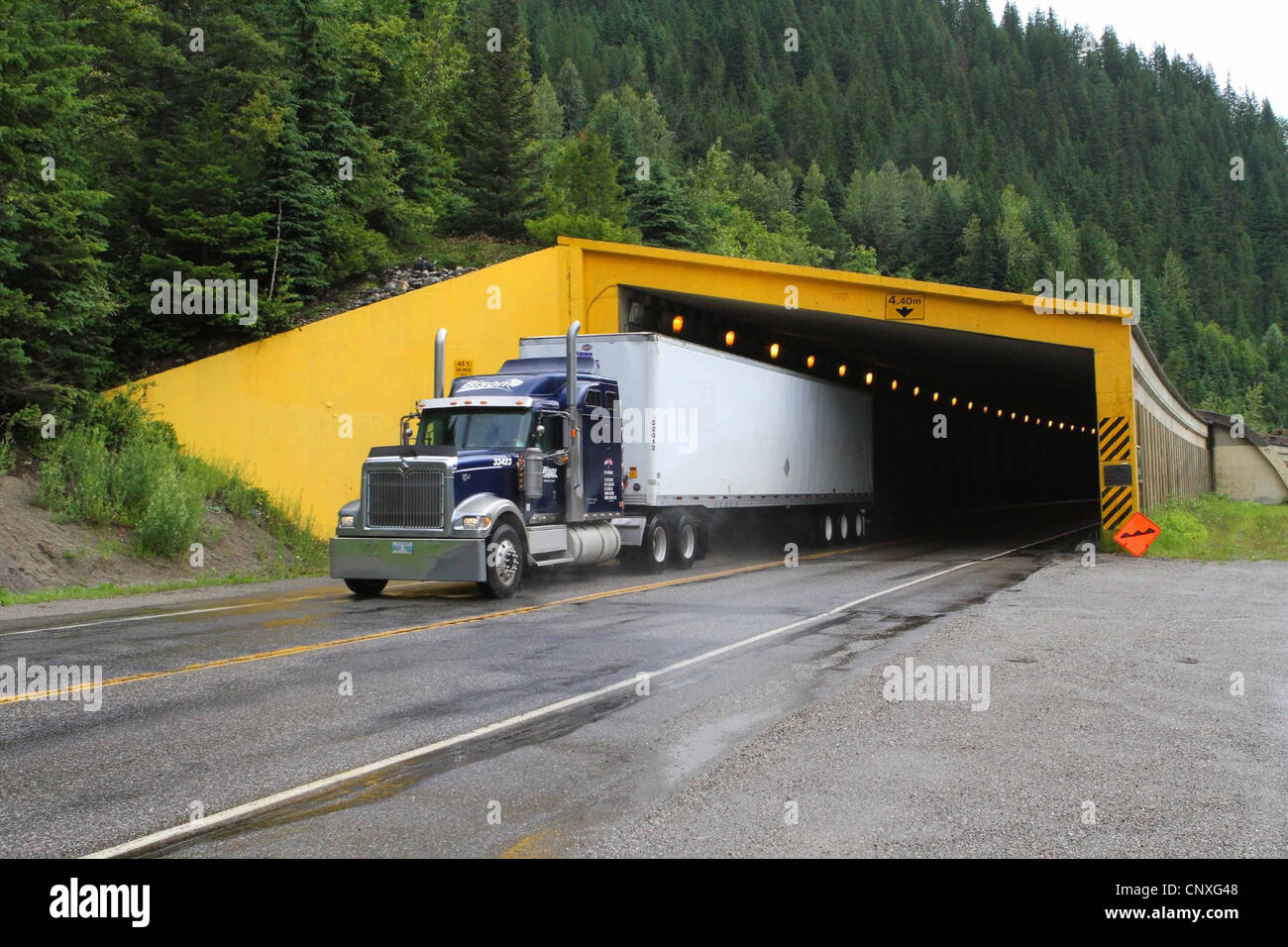 Trans canada highway tunnel hi-res stock photography and images - Alamy