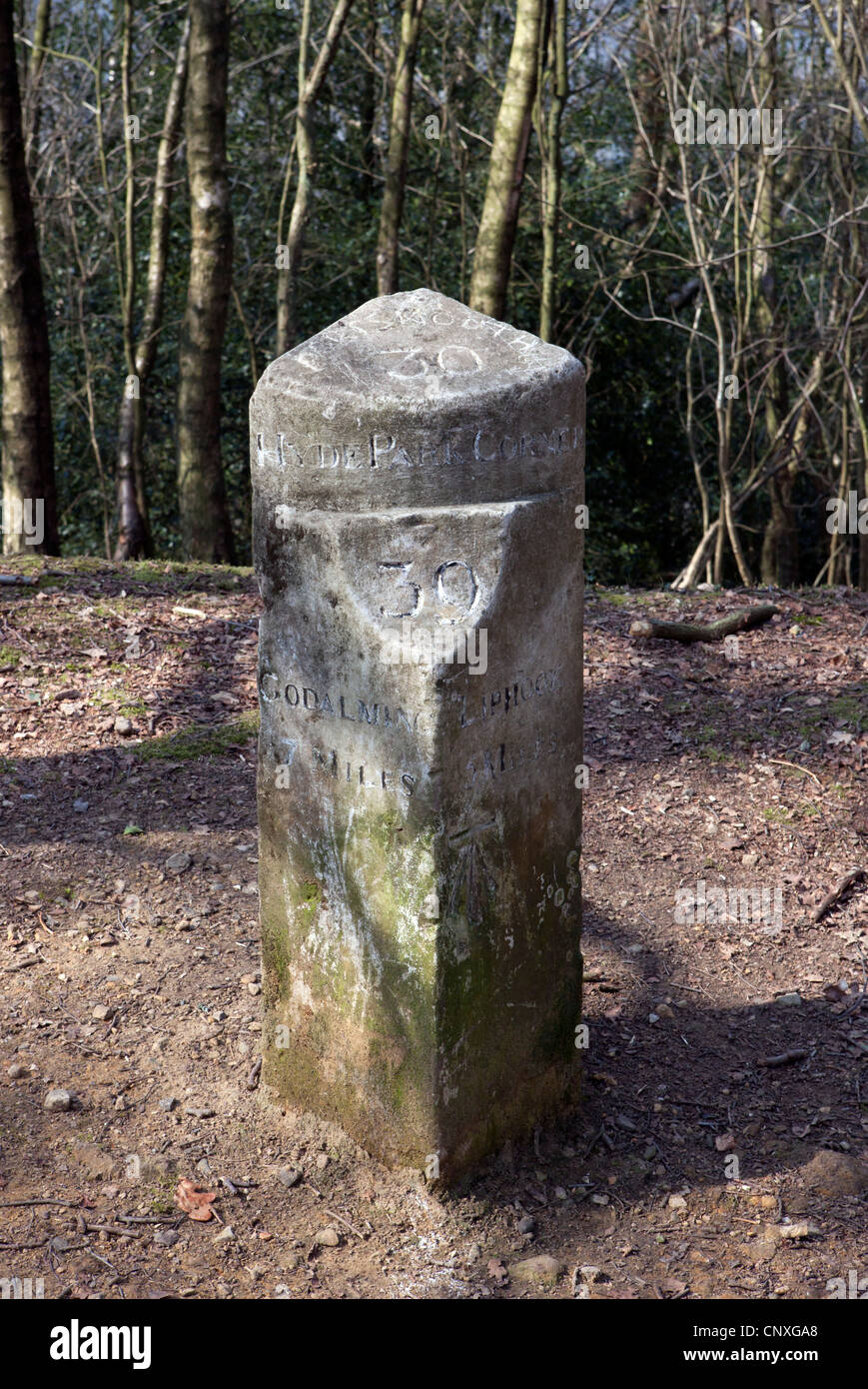 Old milestone uk hi-res stock photography and images - Alamy