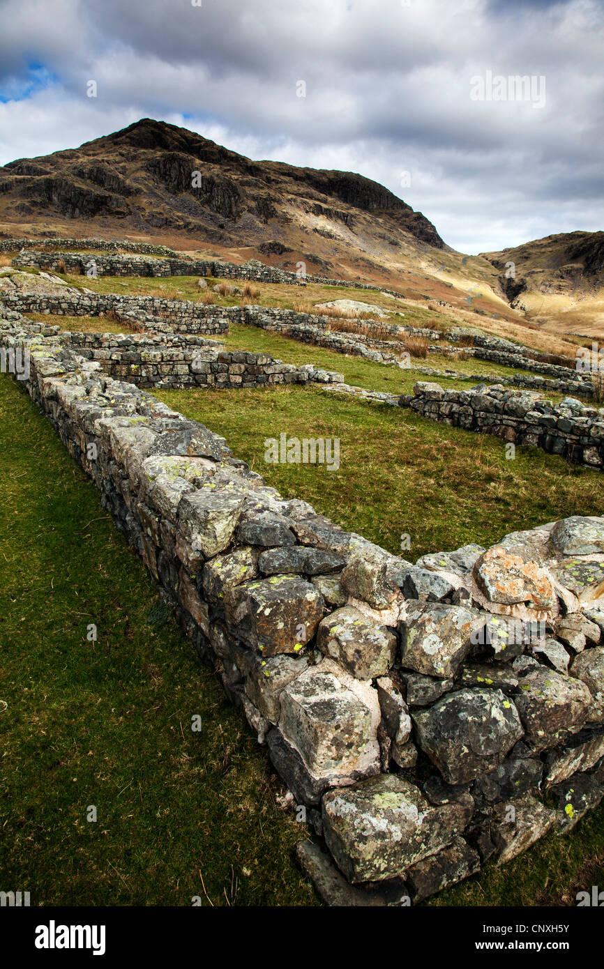 Lake district hardknott roman fort hi-res stock photography and images ...